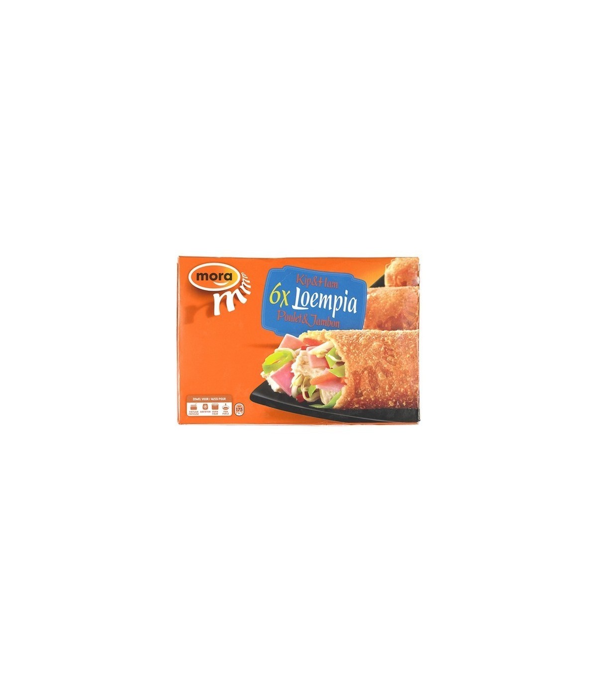 Mora loempias poulet jambon 6 pc 750 gr Livraison Surgelé Chockies