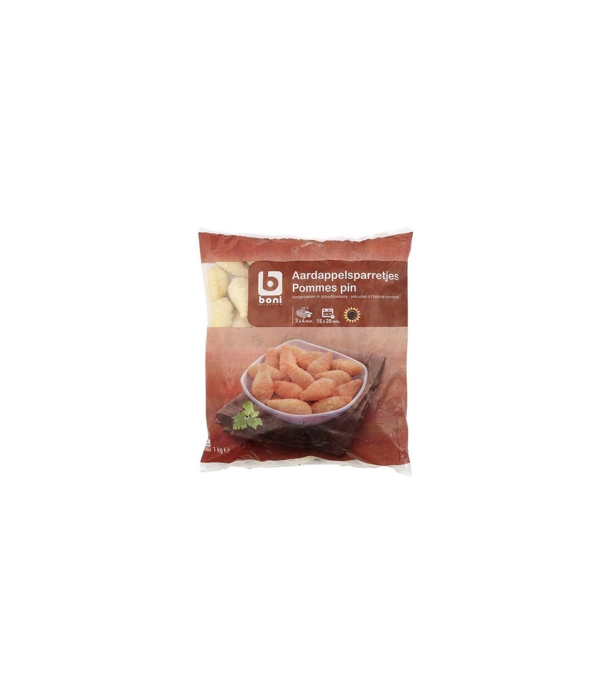 Boni Selection pommes pin 1kg Belfreeze Livraison Surgelé Belgicastore